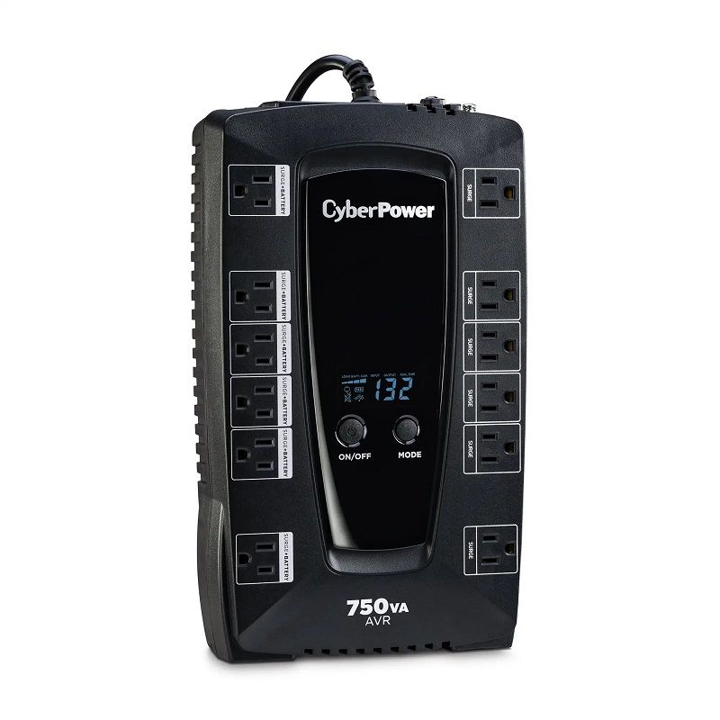 UPS/NO BREAK CYBERPOWER AVRG750LCD 750VA/450W LCD/AVR/12 NEMA